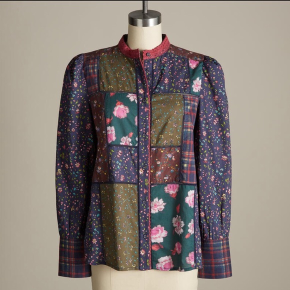 Sundance | Tops | Nwot Sundance Harriet Patchwork Top | Poshmark